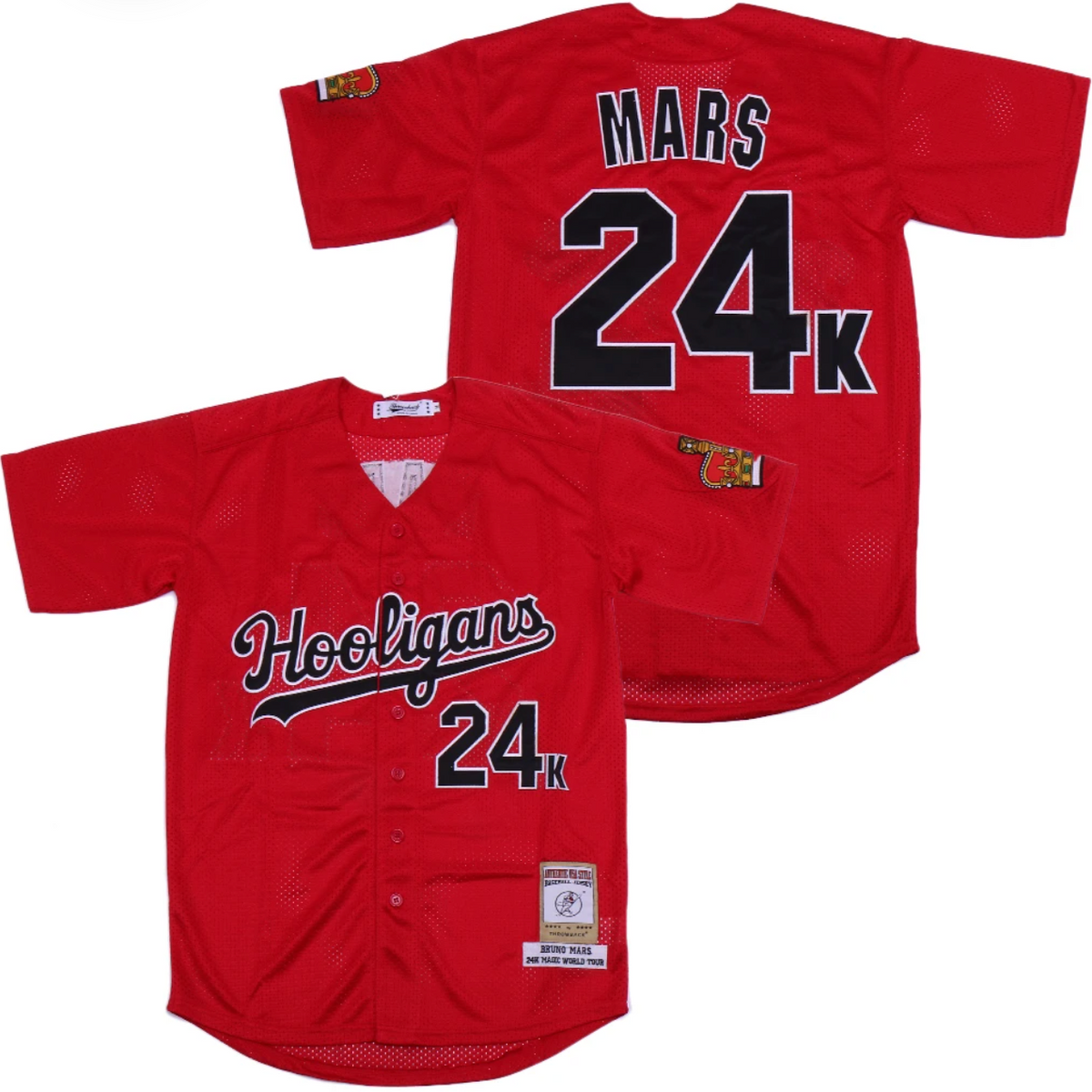 Bruno Mars X Hooligans 24k Jersey – officialsportsjunkie